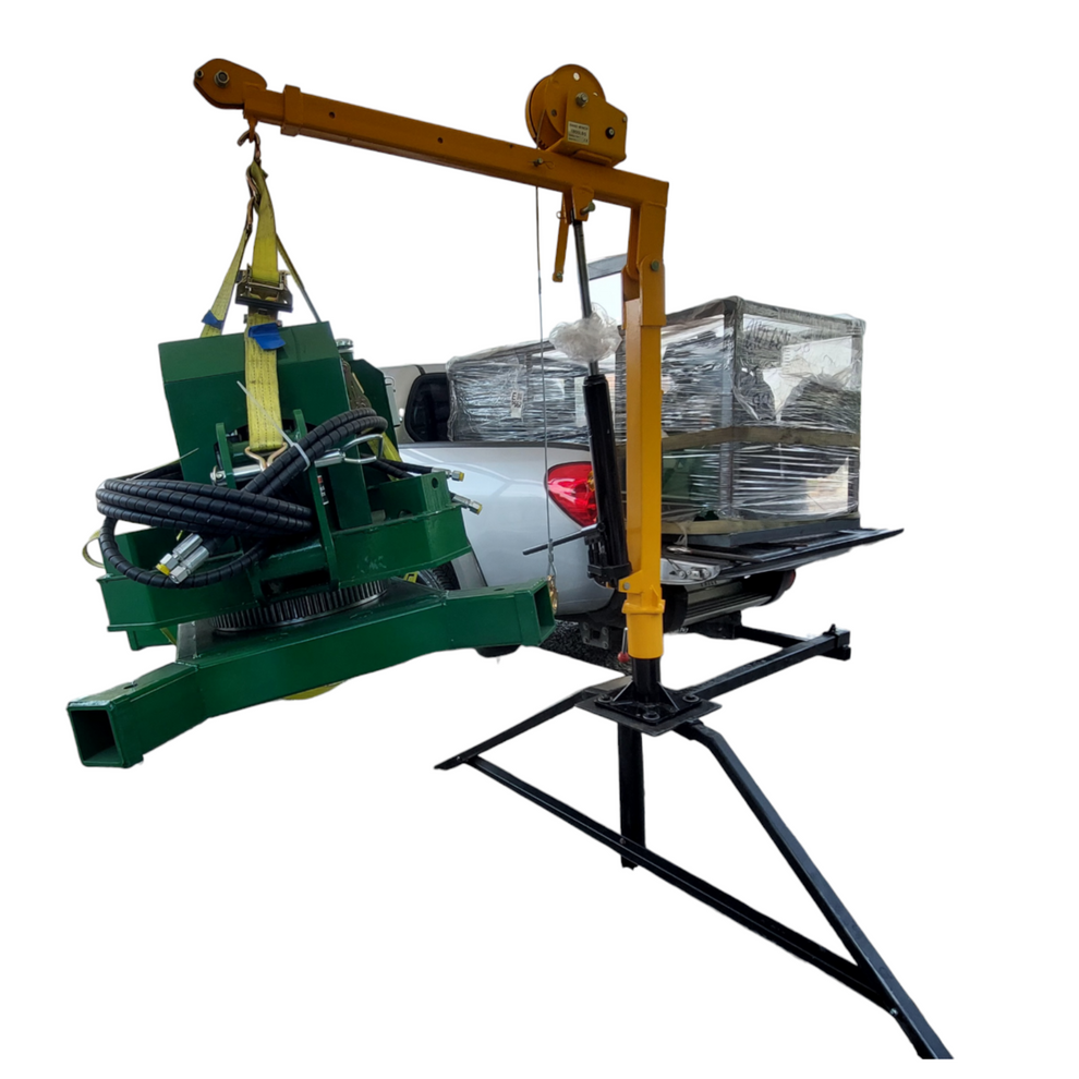 Tecle Grua 1000Kg con winche – Draussen